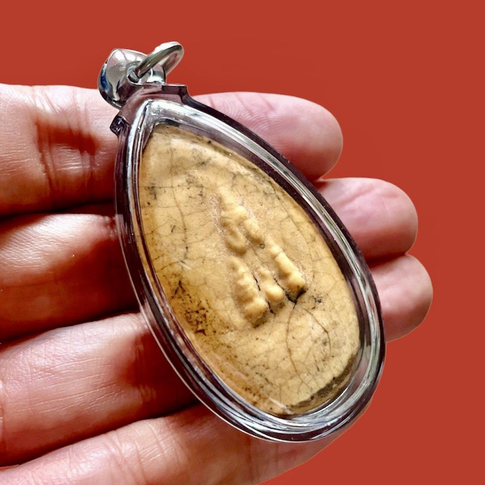 Lp Thira Phra Khun Paen Wat Pa Lelai Worawihan, Suphan Buri Province BE 2485. Material: Nur ...