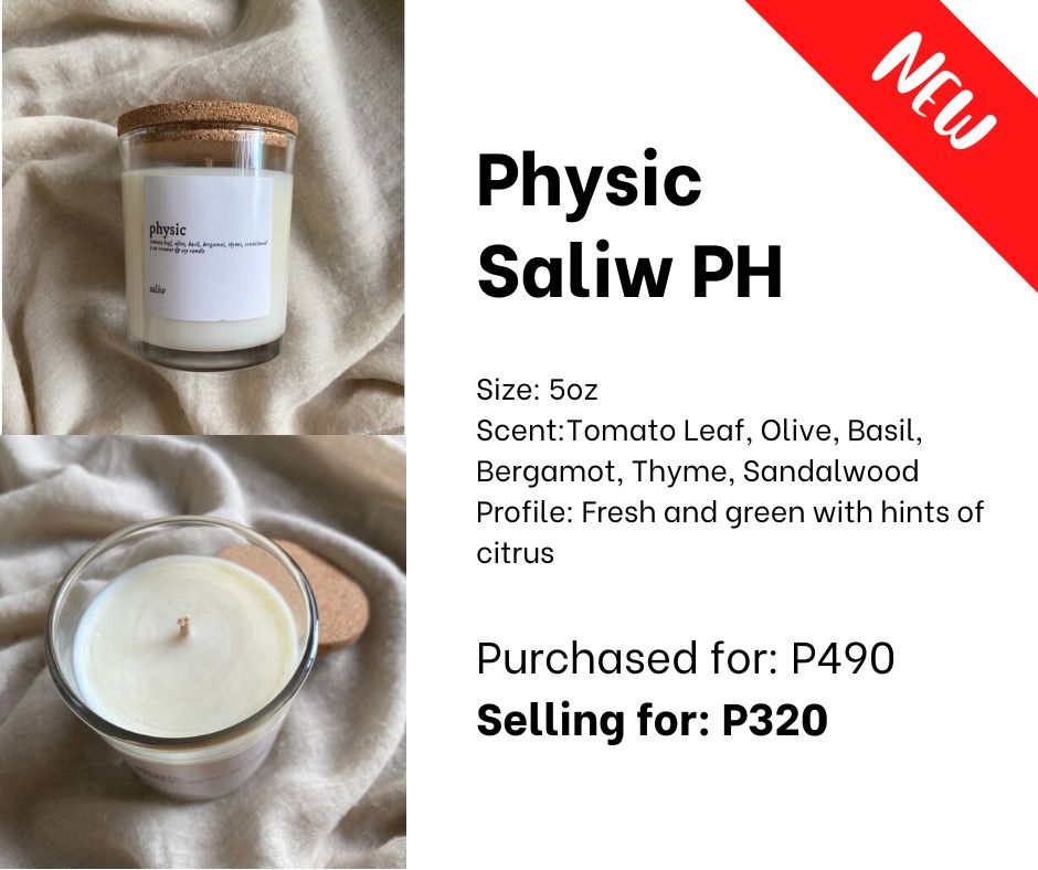 Physic by Saliw PH, Furniture & Home Living, Home Fragrance on Carousell