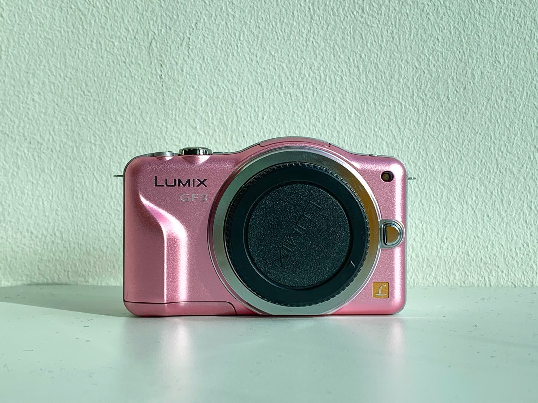 (Pink) Panasonic Lumix GF3 - Body, Photography, Cameras on Carousell