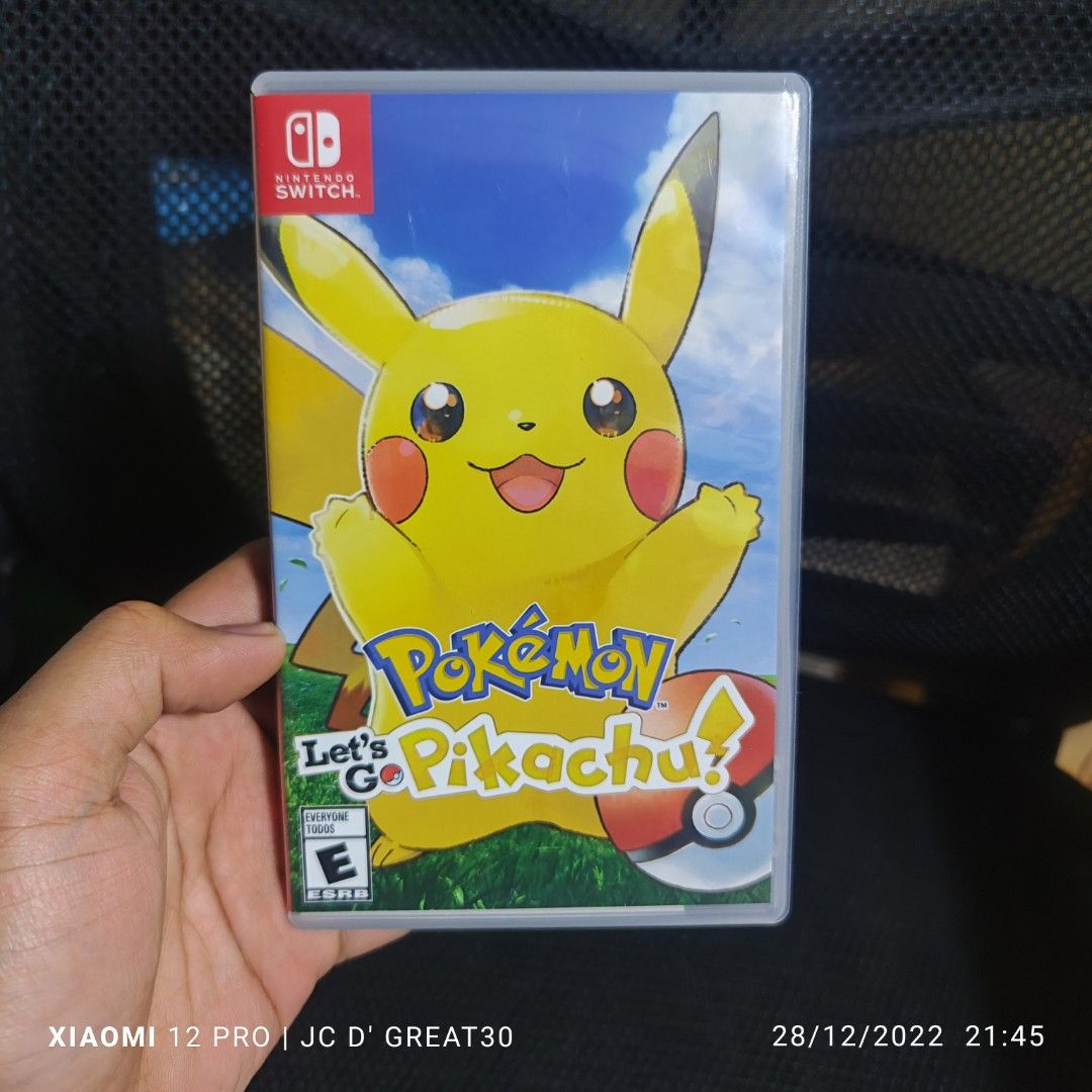 Pokemon lets go pikachu switch game, Video Gaming, Video Games ...