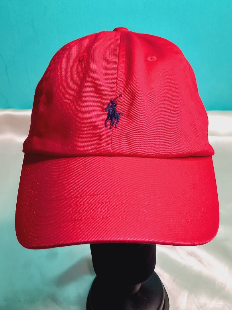 POLO Ralph Lauren Red Hat, Men's Fashion, Watches & Accessories, Caps ...