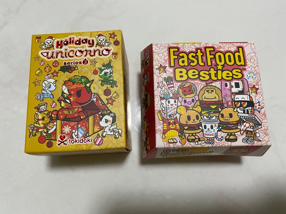POPMART TOKIDOKI HOLIDAY UNICORNO SERIES TOKIDOKI FAST FOOD BESTIES ...