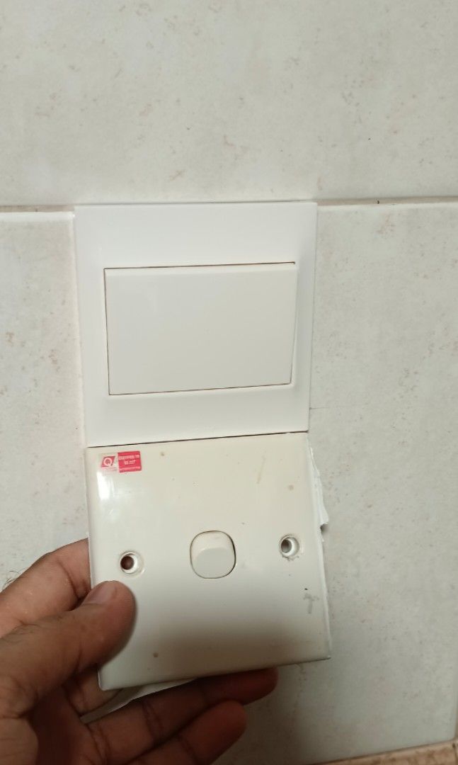 Power socket light and fan heater switch installation, Home Services ...