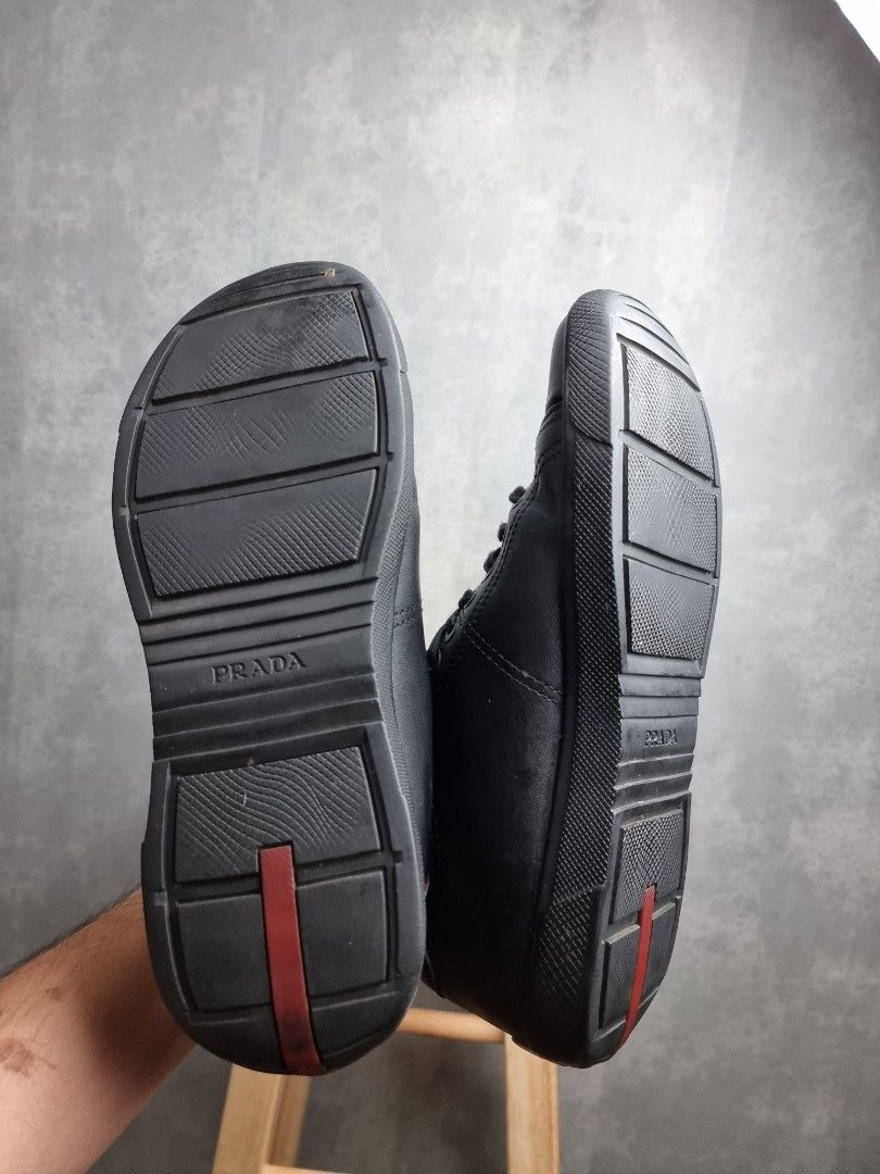 Prada Linea Rossa Leather Shoes, Men's Fashion, Footwear, Casual Shoes ...