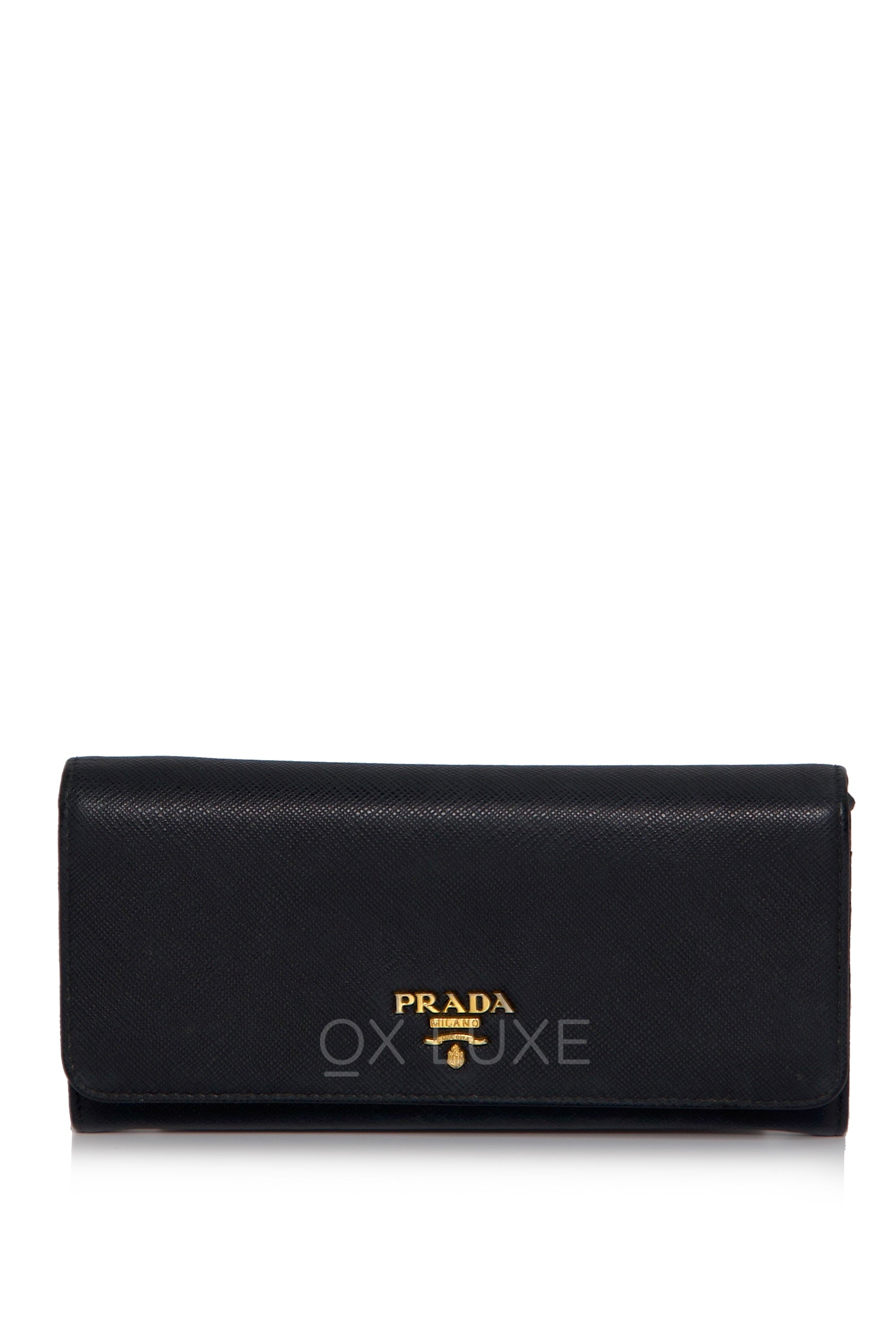 Prada Long Wallet Saffiano Leather oxluxe, Luxury, Bags & Wallets on ...