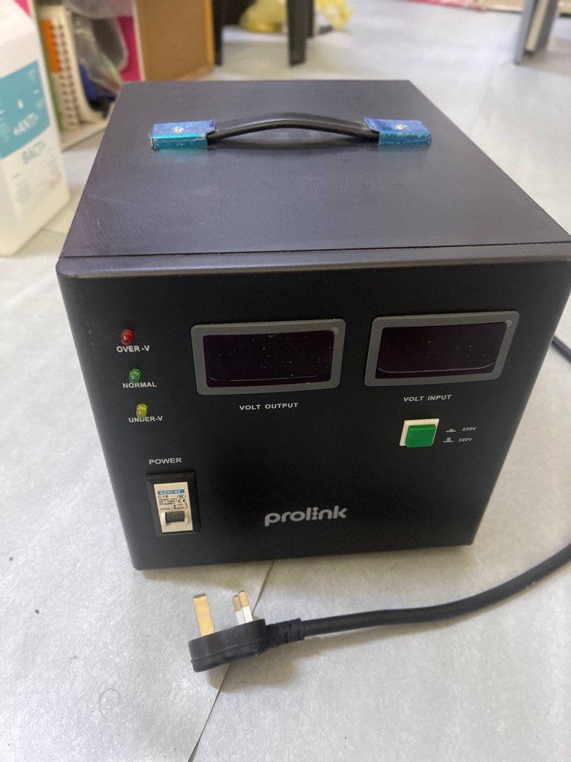 Prolink 3KVA Auto Voltage Regulatory, Computers & Tech, Parts ...