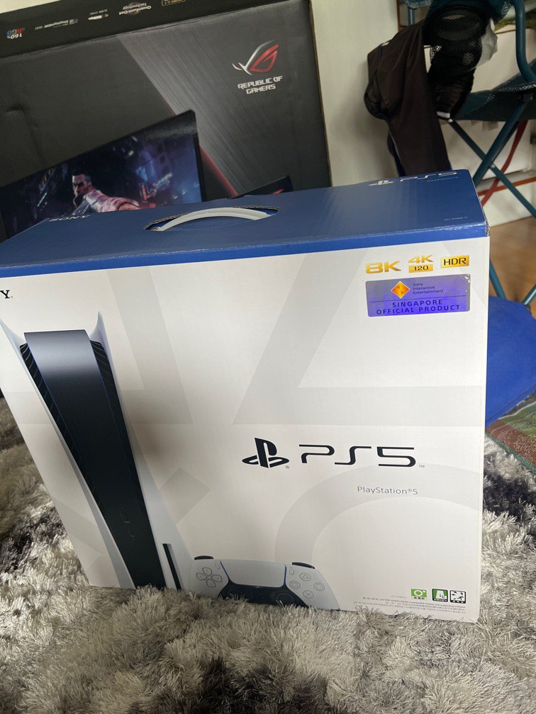 PS5 box, Video Gaming, Video Game Consoles, PlayStation on Carousell