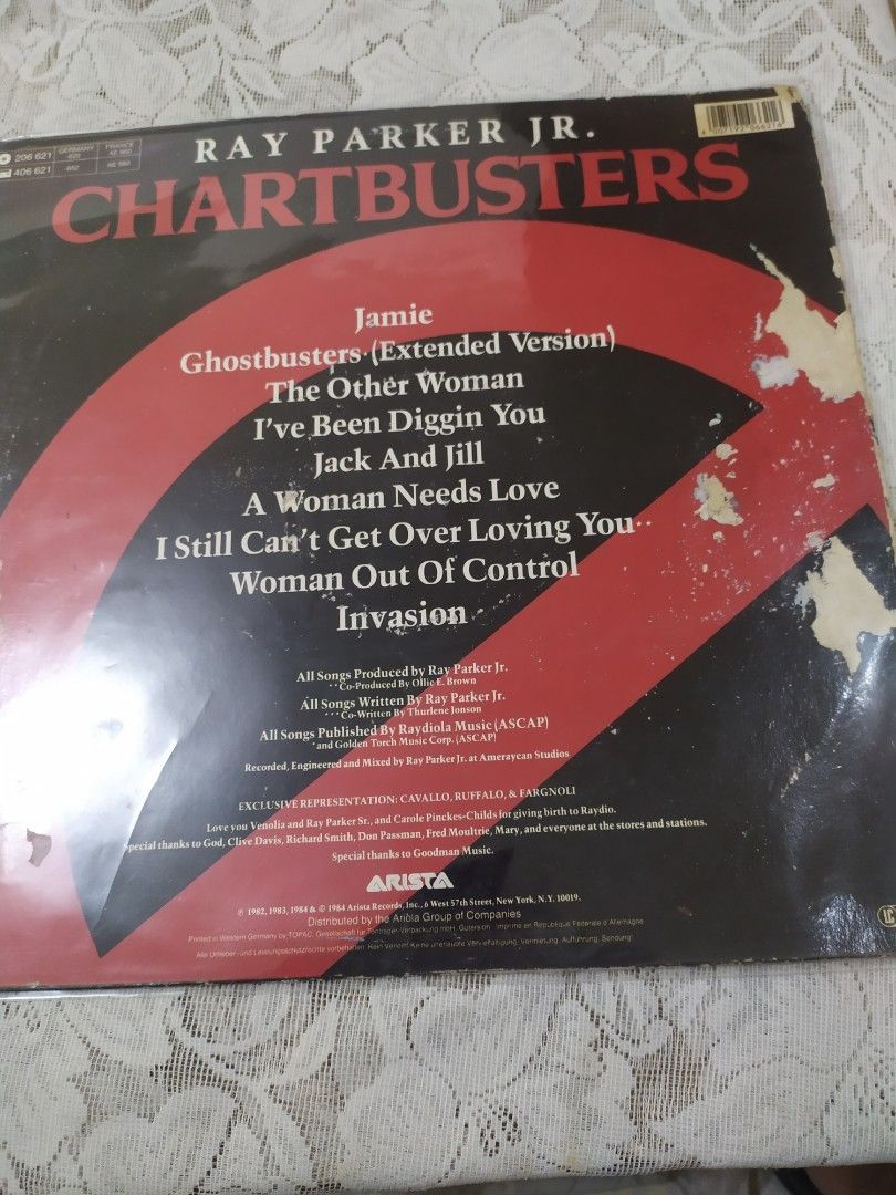 Ray Parker Jr. - Chartbusters (LP) VINYL PLAKA, Hobbies & Toys, Music & Media, Vinyls on Carousell