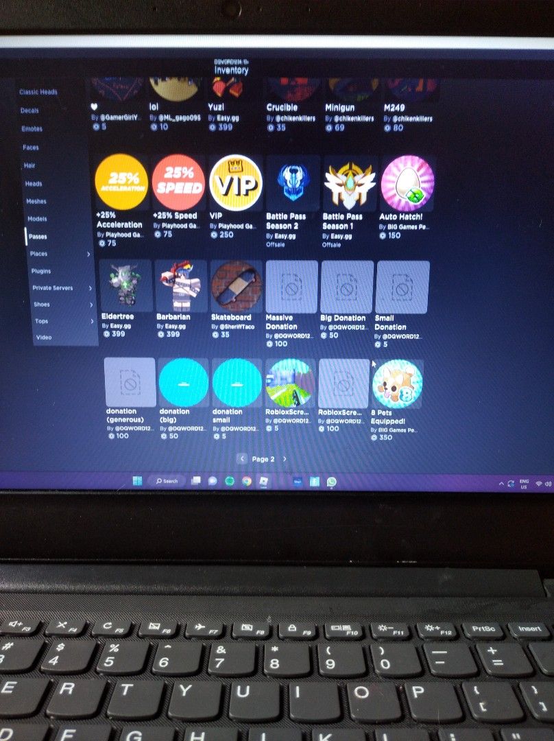 ROBLOX ACC, Video Gaming, Video Games, Others on Carousell