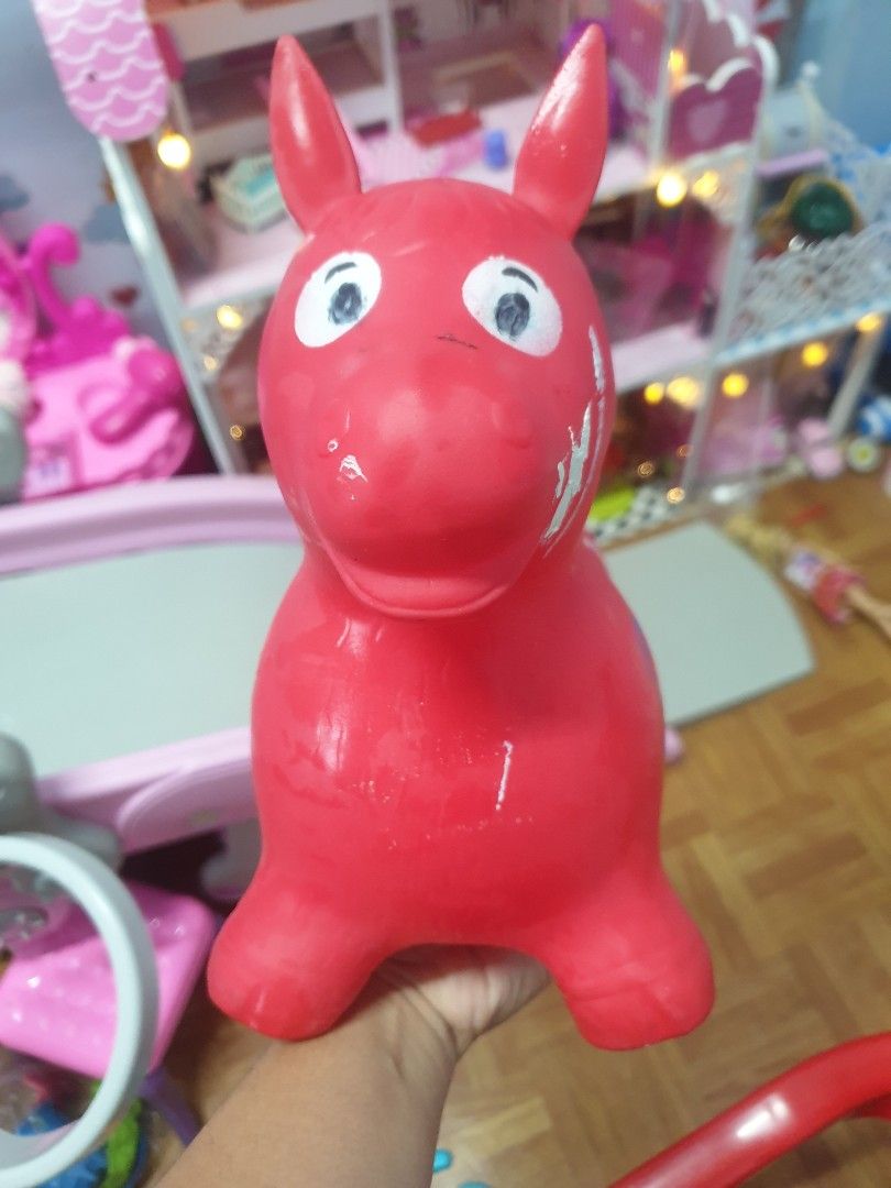 RUBBER HORSE PLASTIC TOY PRELOVED, Hobbies & Toys, Toys & Games on ...