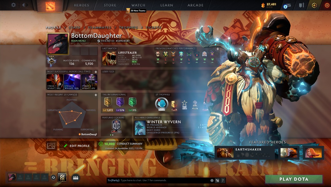 S> Dota 2 Collector's Account (7 Untradable Arcana 7 Persona & many ...