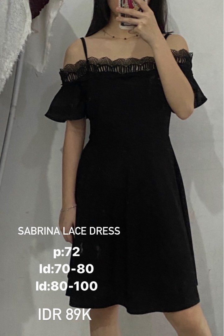 sabrina dress mini dress sabrina dress pendek, Fesyen Wanita, Pakaian ...