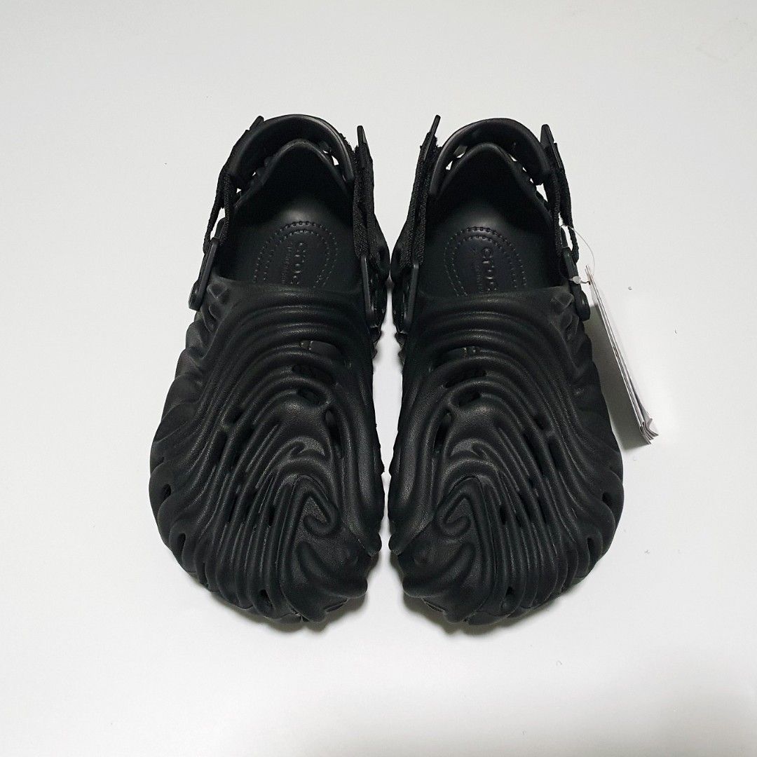 SALEHE BEMBURY X CROCS POLLEX CLOG in 'SASQUATCH' Black Colorway, Women ...