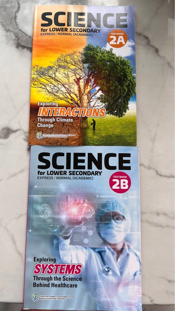 Secondary 2A and 2B science text books, Hobbies & Toys, Books ...