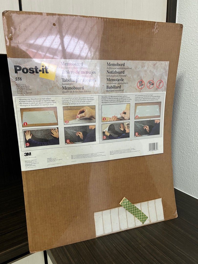 Self stick Post it bulletin board, Hobbies & Toys, Stationery & Craft ...