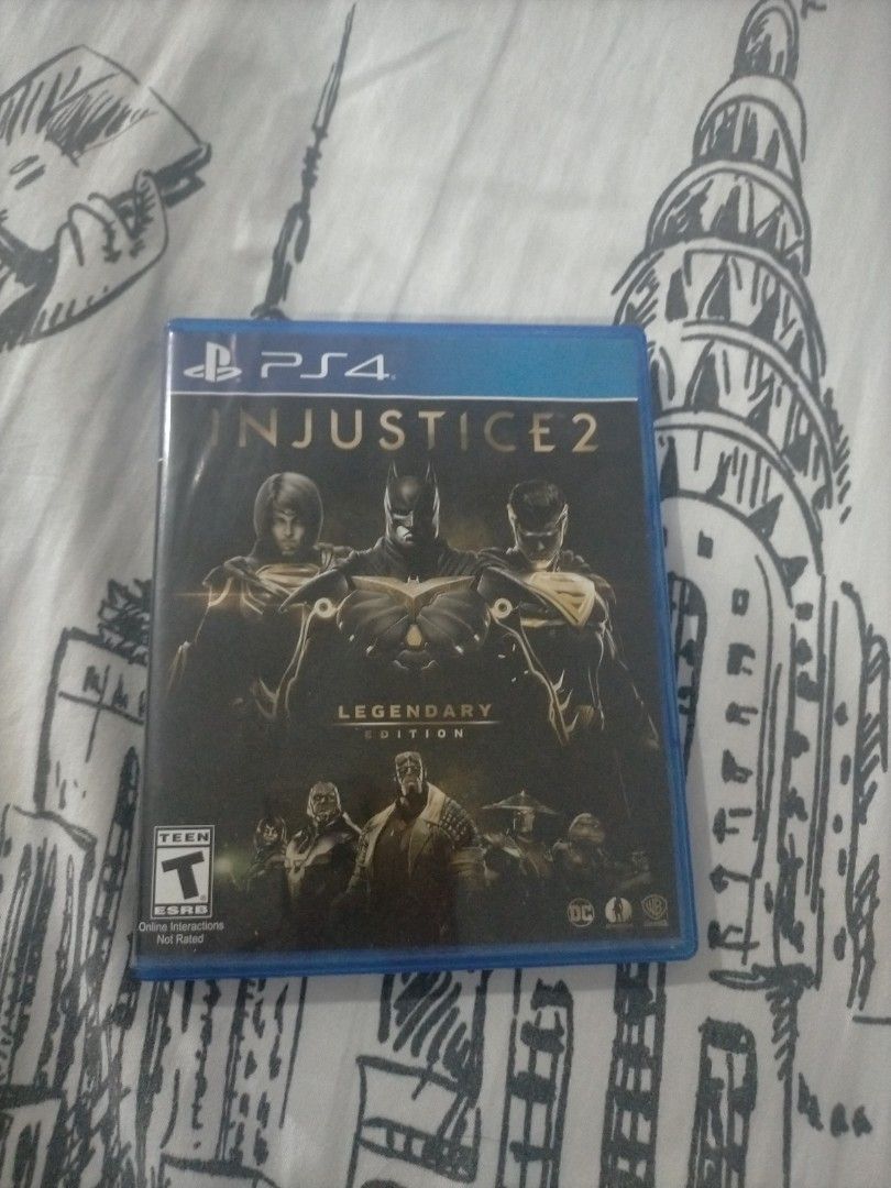 Selling Injustice 2 PS4 game cover, Video Gaming, Gaming Accessories ...