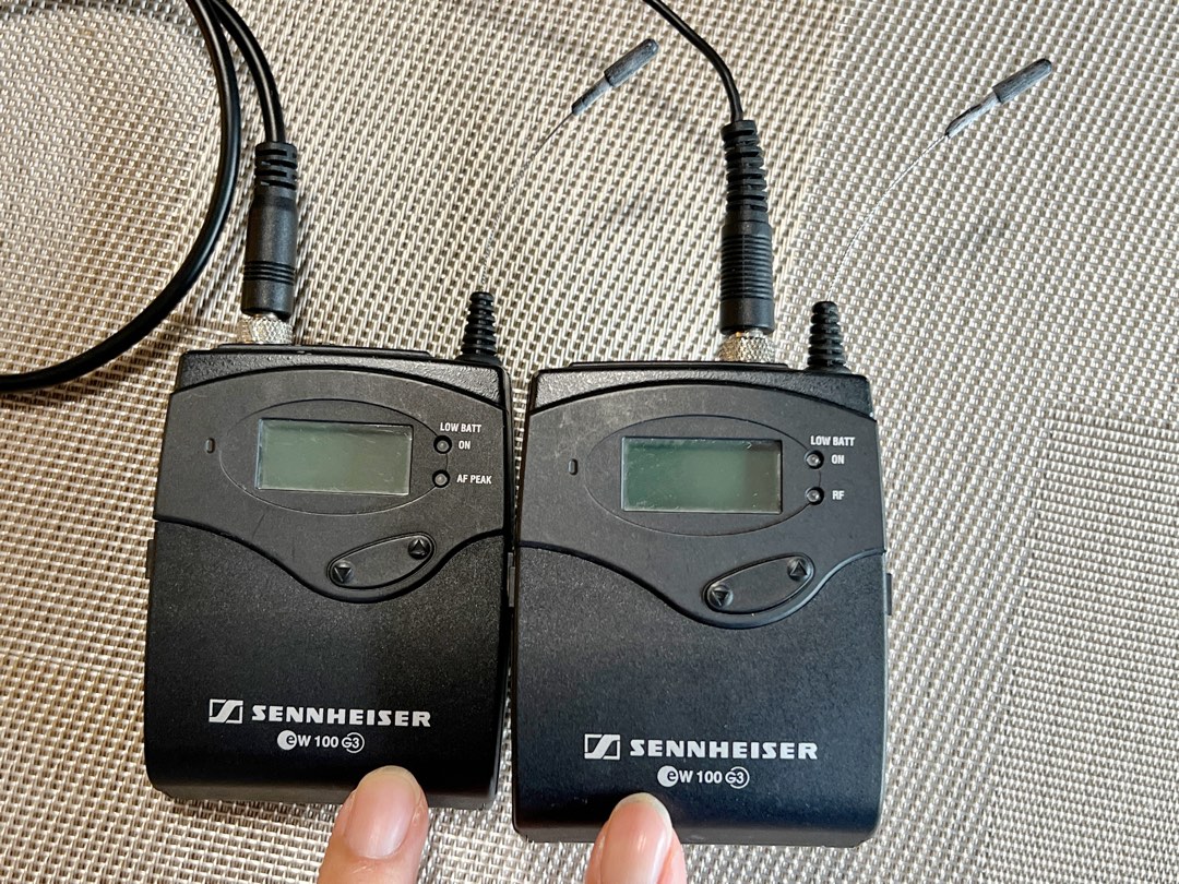 Sennheiser wireless mic. EW100 G3, Audio, Microphones on Carousell