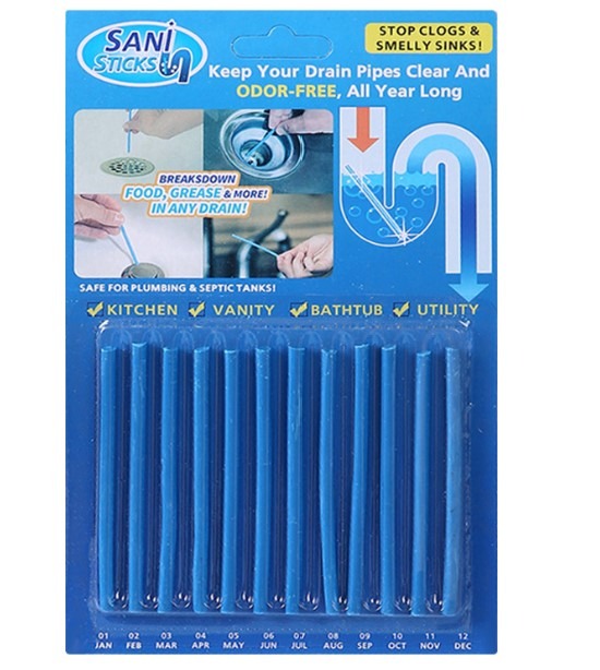 SG STOCK. Sewer Pipe Cleaning Stick Decontamination Stick Kitchen ...