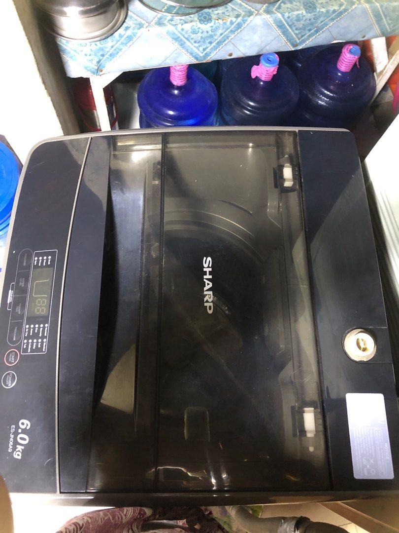 Sharp Auto Washing Machine Top Load (ES-JN06A9), TV & Home Appliances ...