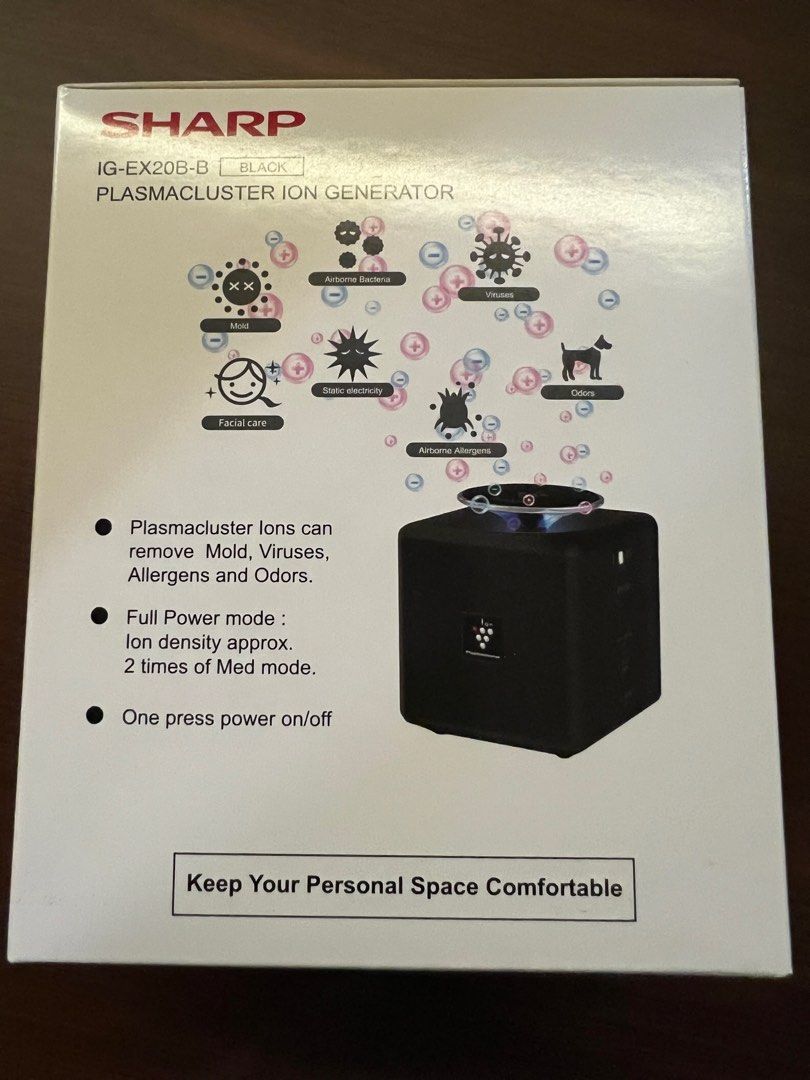 Sharp plasmacluster Ion Generator, TV & Home Appliances, Air Purifiers ...