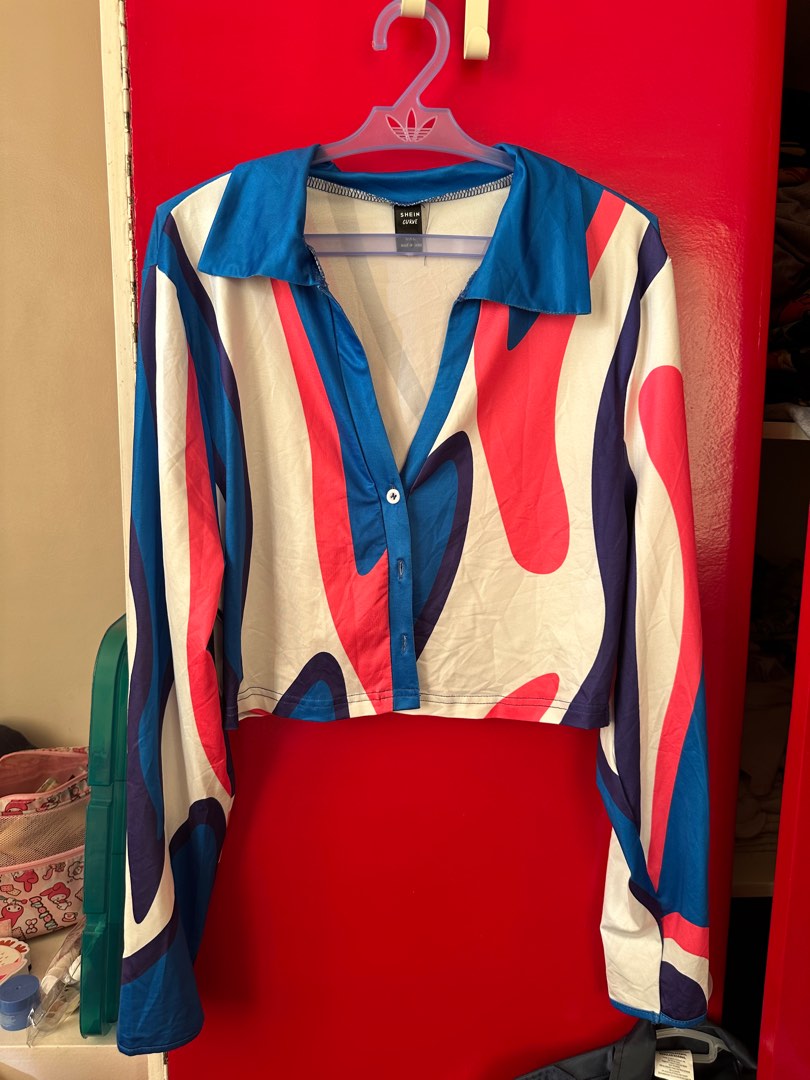 Shein Retro Top, Women's Fashion, Tops, Longsleeves on Carousell
