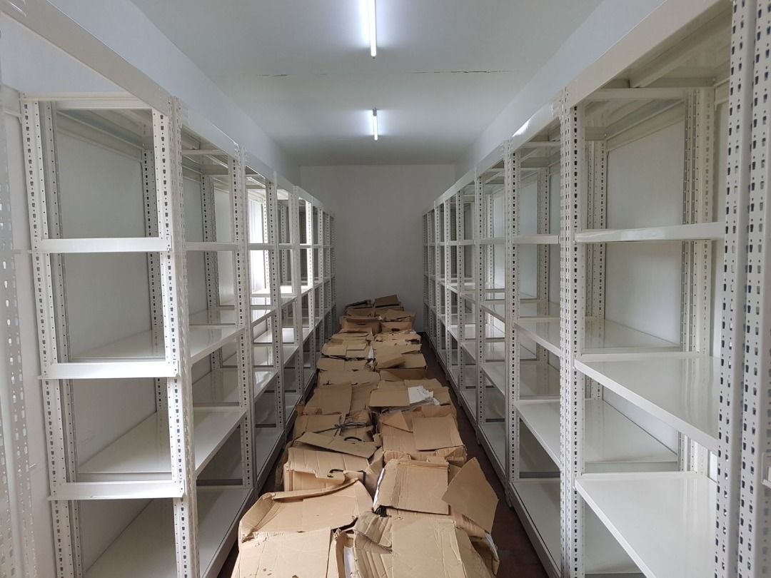 shelves filling cabinet racks steel standee metal, Furniture & Home ...