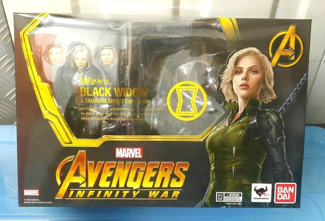 S.H.Figuarts Avengers Infinity War Black Widow, Hobbies & Toys, Toys ...