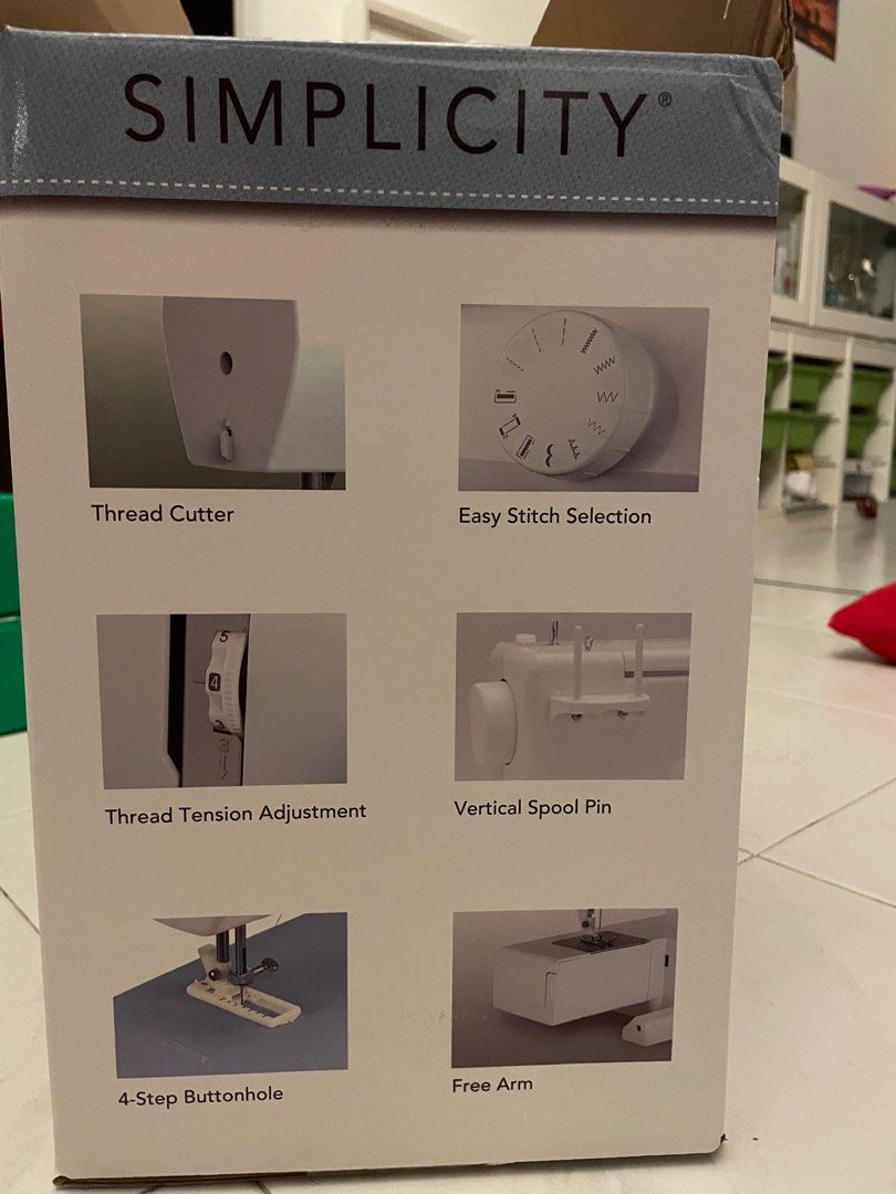 Simplicity MA10C Sewing Machine Spotlight, Hobbies & Toys, Stationery & Craft, Craft Supplies ...