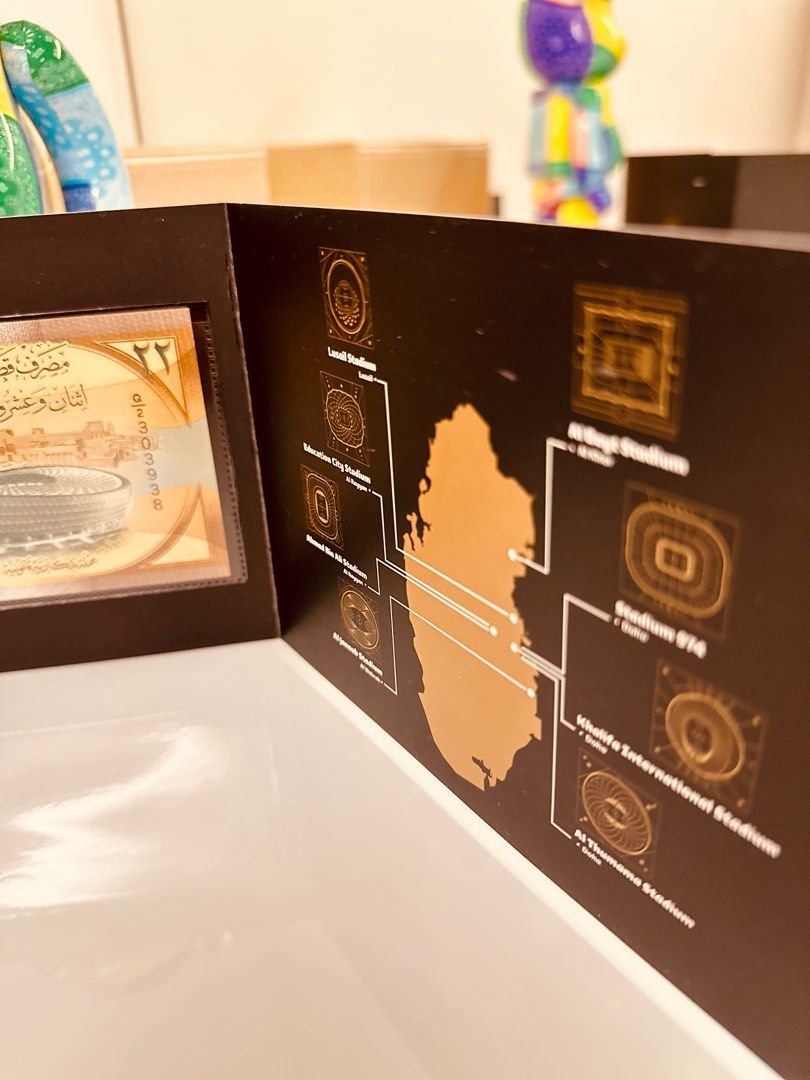 Official Qatar Fifa 2022 World Cup Official Banknotes with Fancy Serial ...