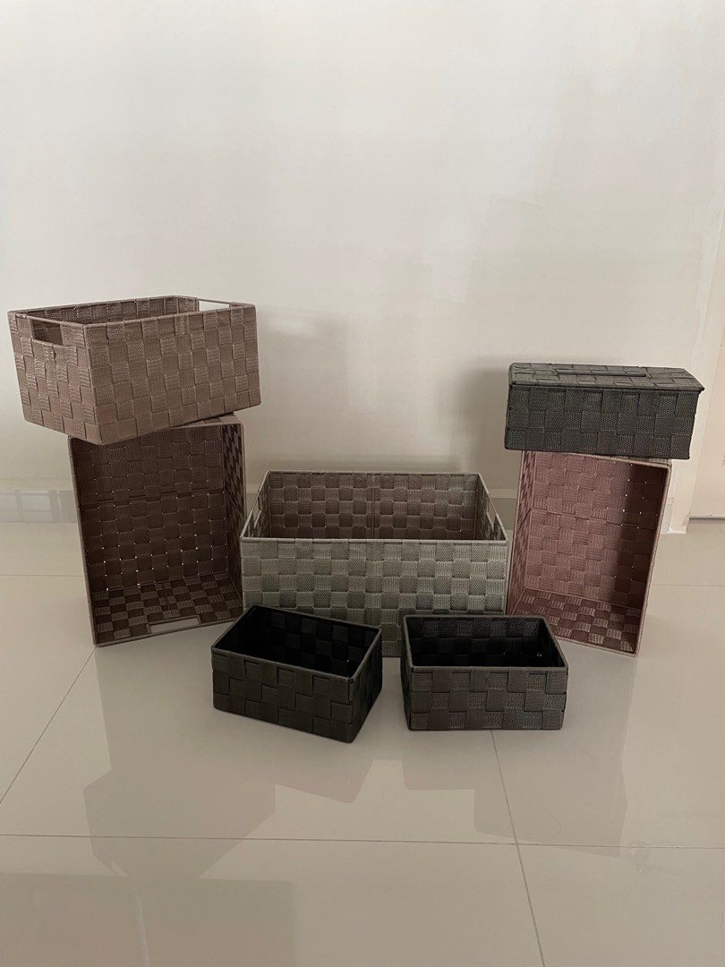 Storage Baskets/Boxes, Furniture & Home Living, Home Improvement ...