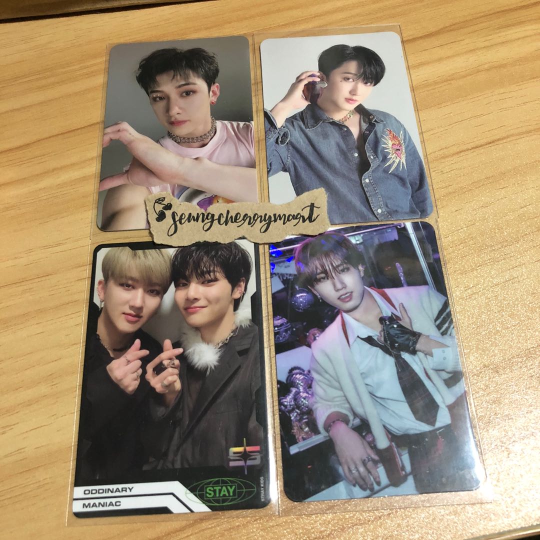 STRAY KIDS Maxident Bangchan Heart PC, Changbin Case POB, Han Cevel ...