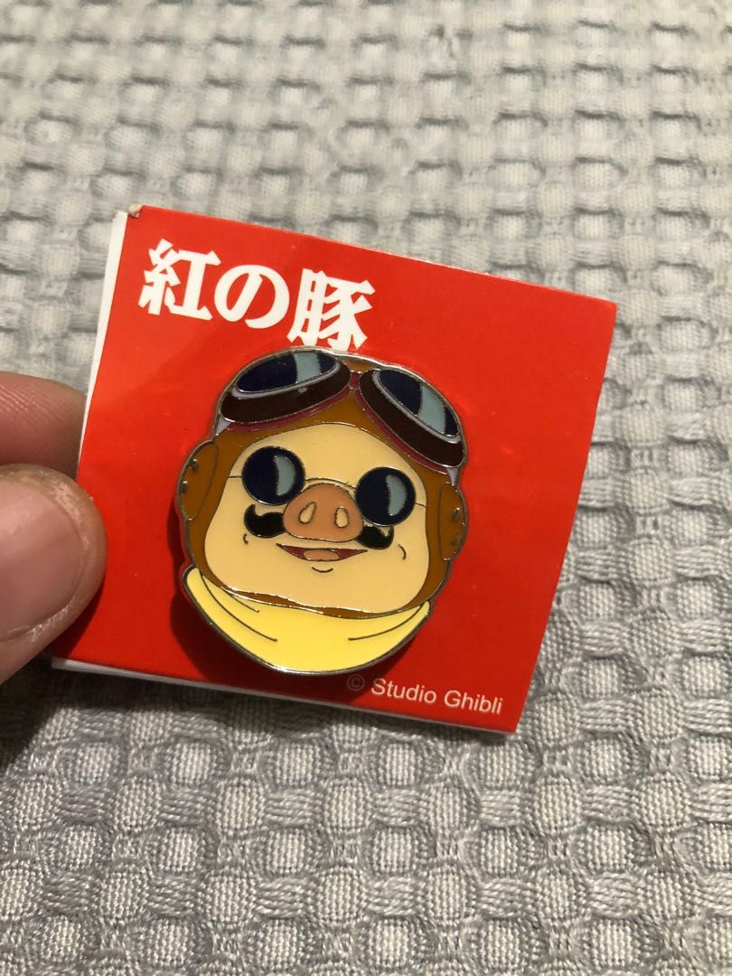 Studio ghibli poco rosso collectible pin, Hobbies & Toys, Memorabilia ...