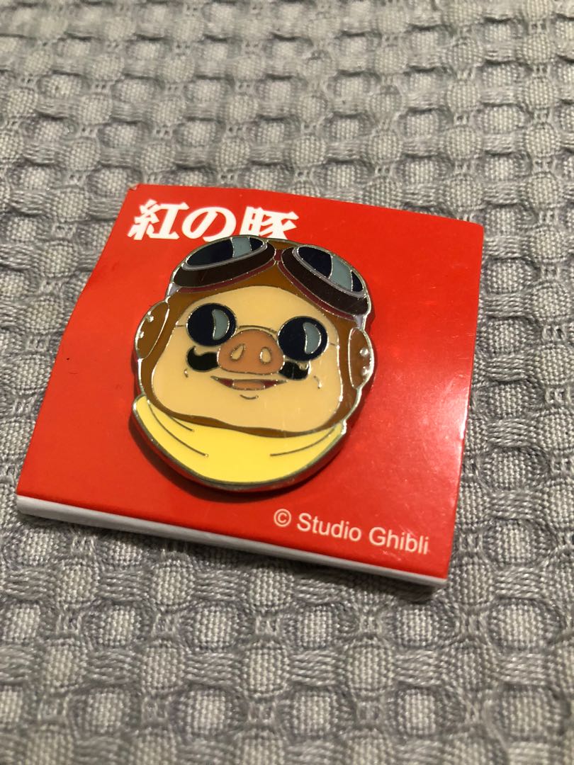 Studio ghibli poco rosso collectible pin, Hobbies & Toys, Memorabilia ...