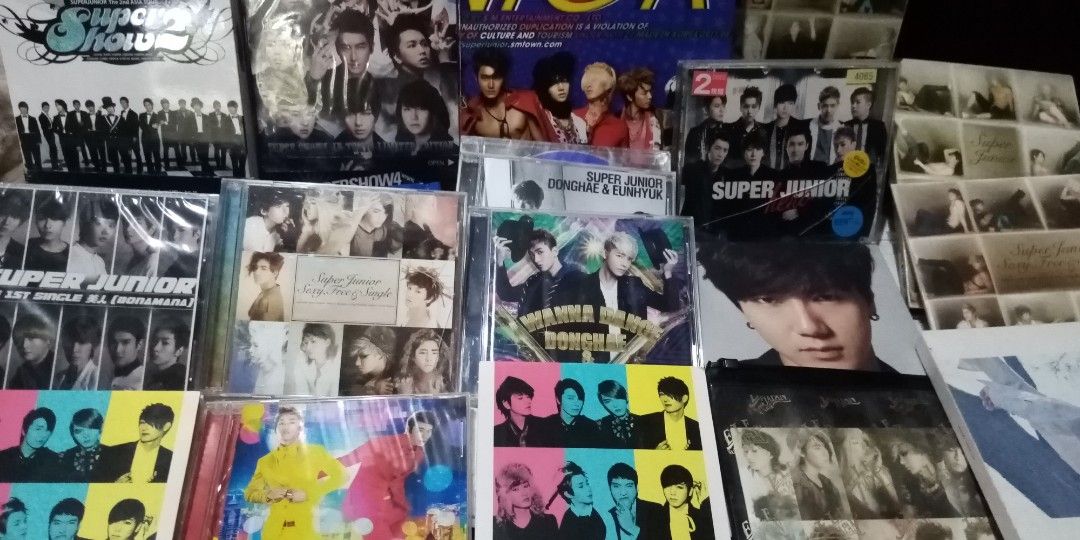 Super Junior Albums on hand, Hobbies & Toys, Music & Media, CDs & DVDs ...