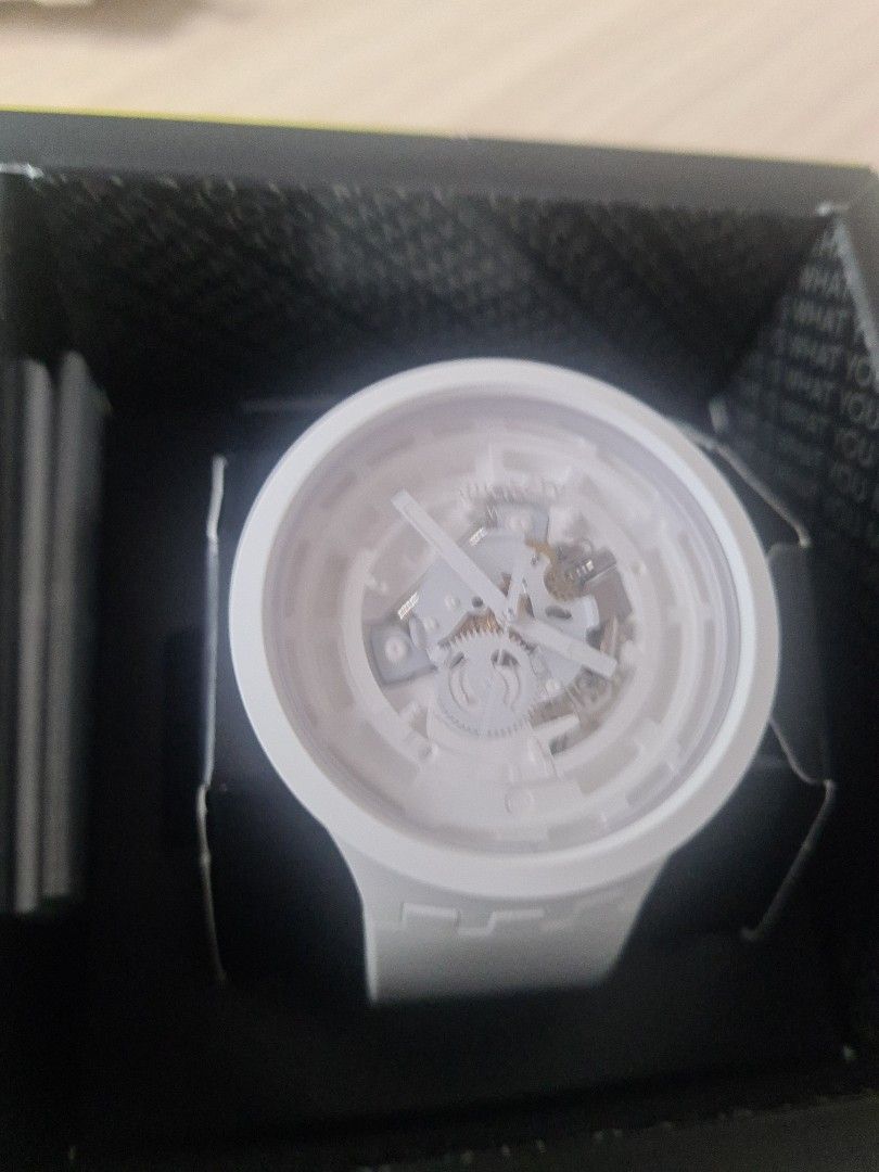 Swatch Big Bold White, Luxury, Watches on Carousell