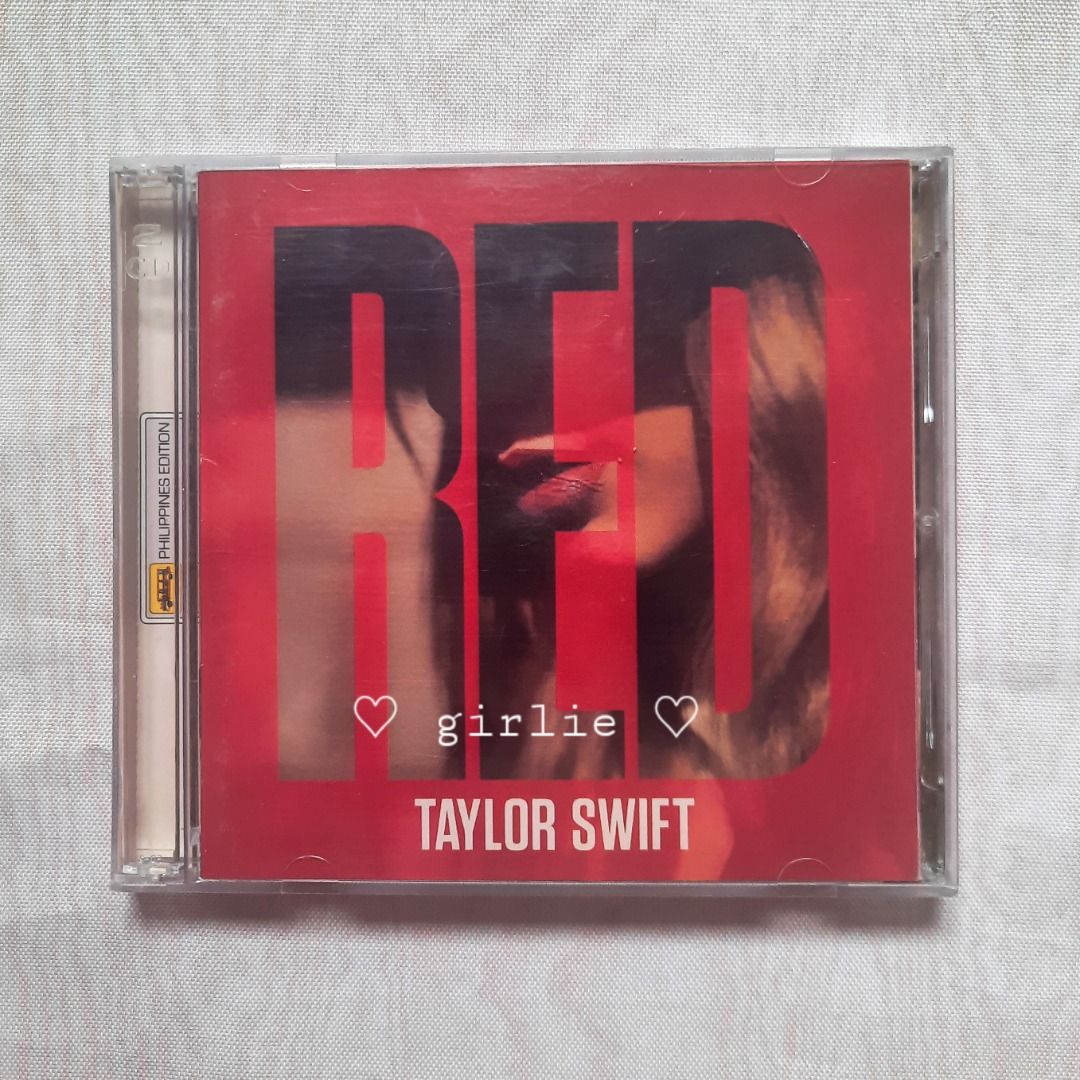 TAYLOR SWIFT - Red Deluxe (DLX) CD Album | Philippines (PH) Edition ...
