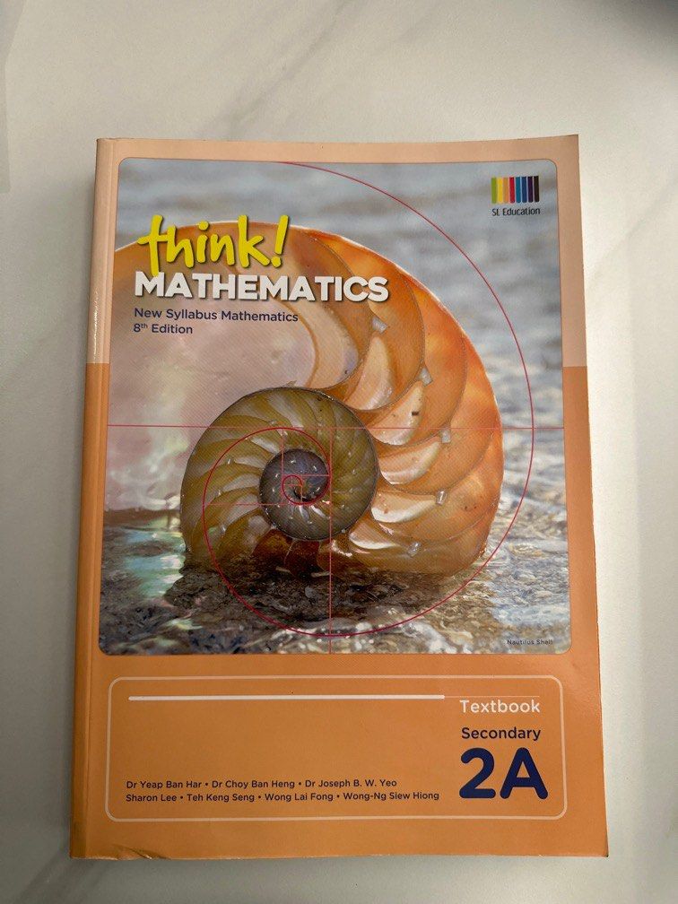 Think! Mathematics new Syllabus Mathematics 2A & 2B (8th EDITION ...