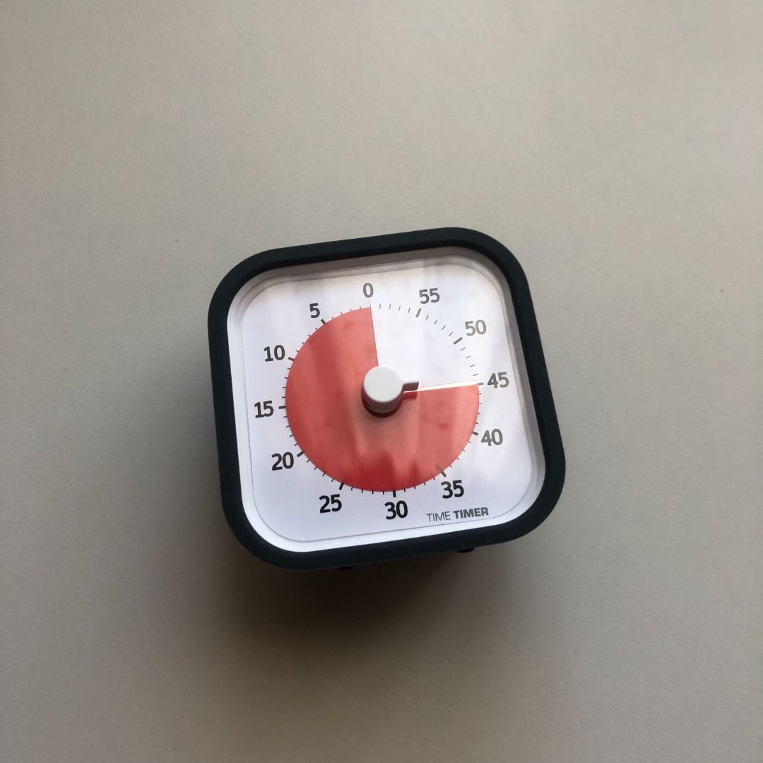 TIME TIMER MOD (Charcoal), Furniture & Home Living, Home Decor, Clocks ...