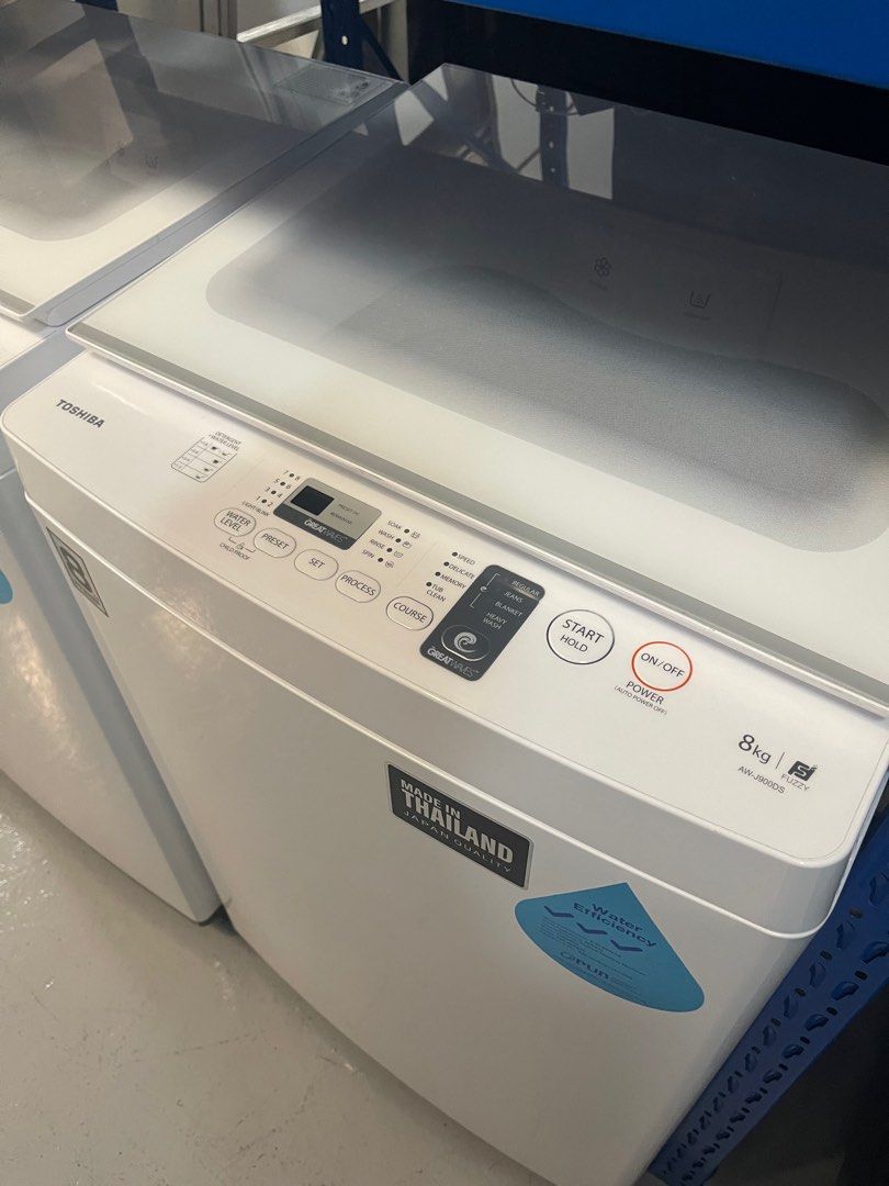 Toshiba AW-J900DS 8kg Top Load Washing Machine - White Display Set $280 ...