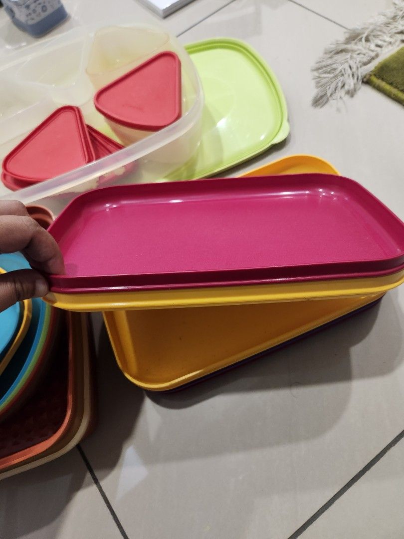 Tupperware ori used murah, Furniture & Home Living, Kitchenware ...