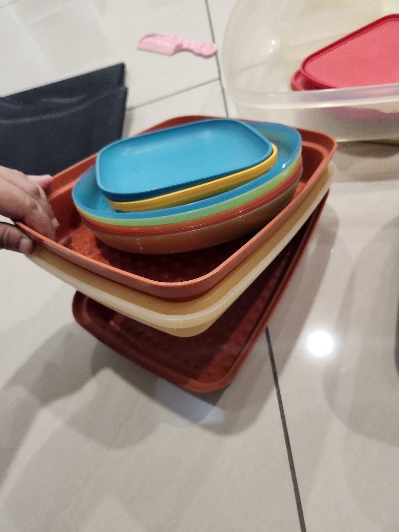 Tupperware ori used murah, Furniture & Home Living, Kitchenware ...