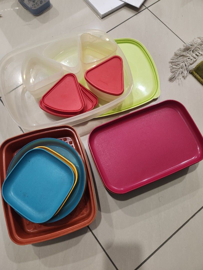 Tupperware ori used murah, Furniture & Home Living, Kitchenware ...