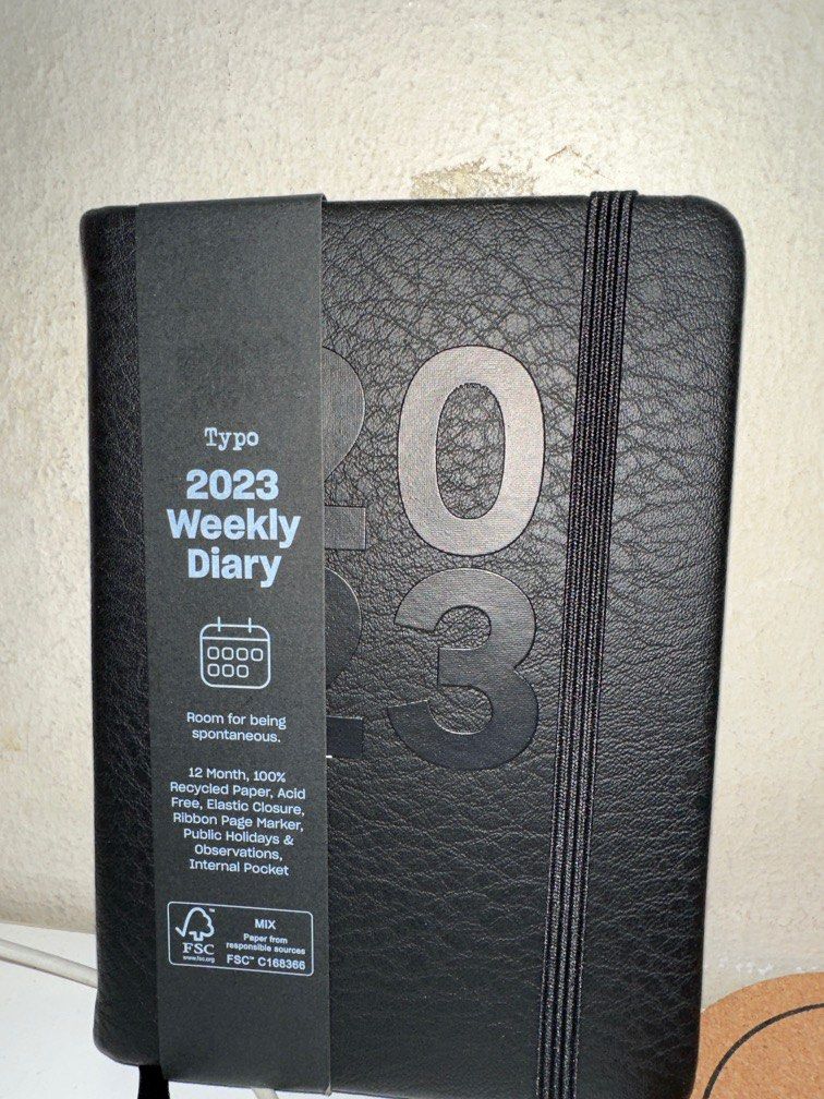 TYPO 2023 WEEKLY PLANNER, Hobbies & Toys, Stationery & Craft ...