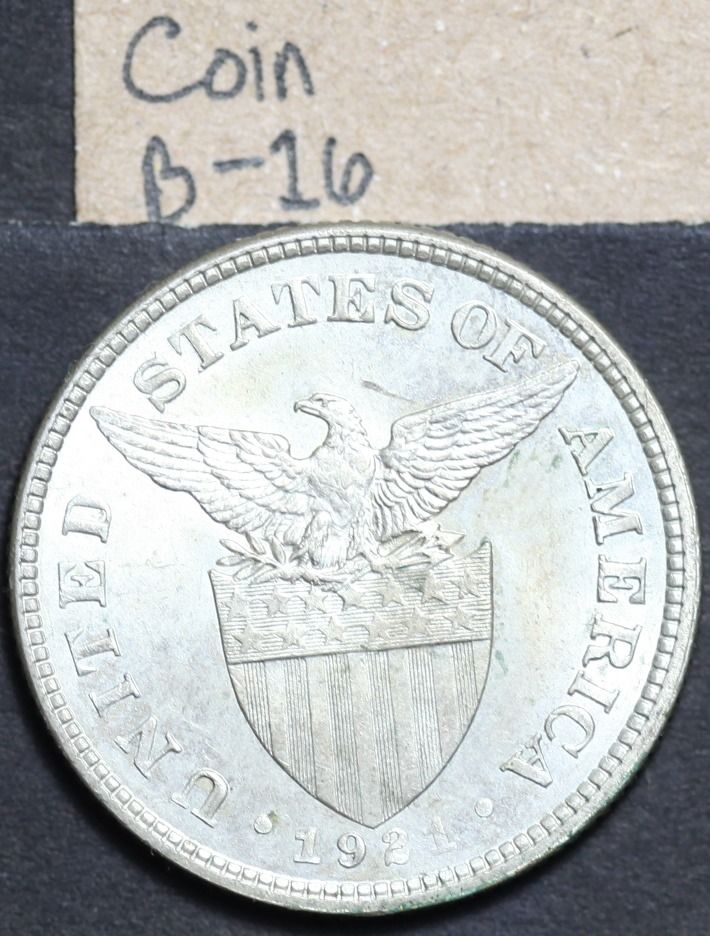 USPI 1921 P Philippines 50 Centavos, Hobbies & Toys, Memorabilia & Collectibles, Currency on ...