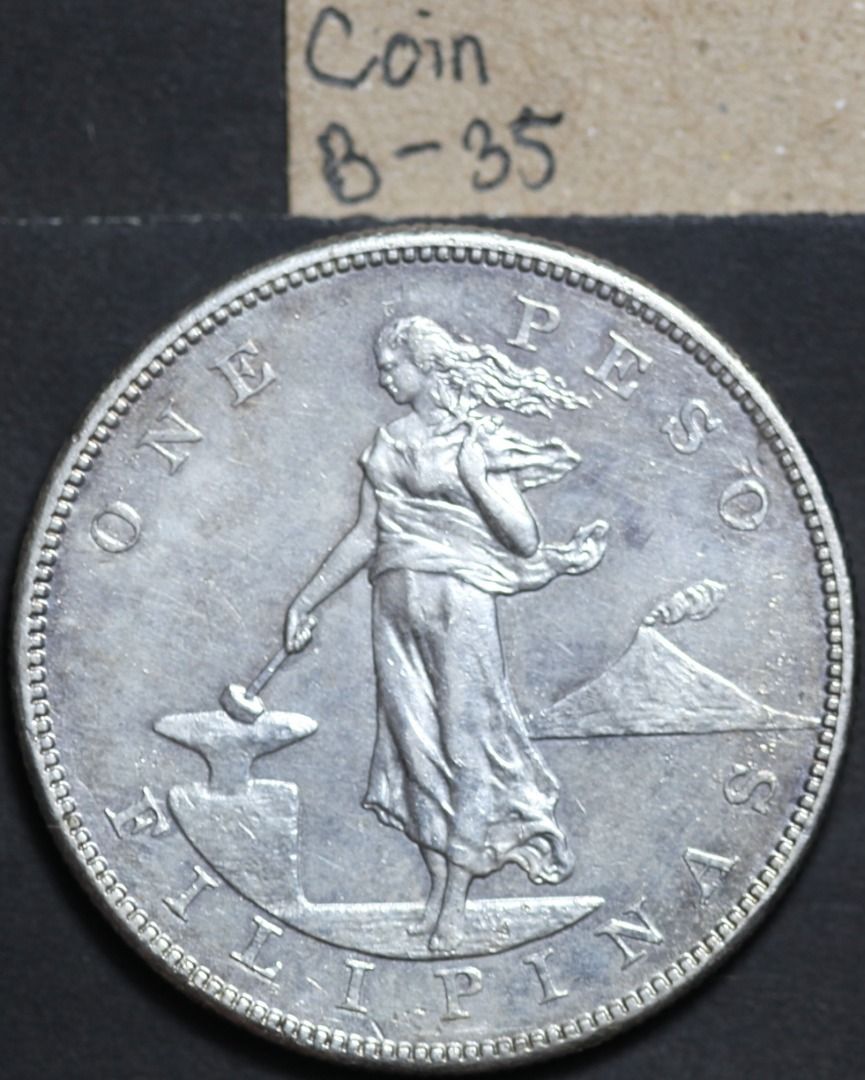 USPI Philippines 1904 S Big silver coin, Hobbies & Toys, Memorabilia ...