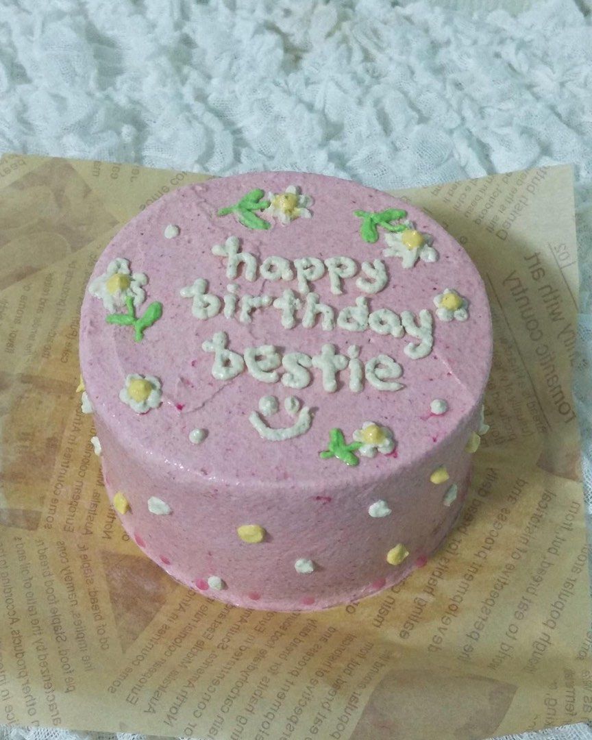 Vegan bento cake 4 inch for birthday, anniversary, celebration, party ...
