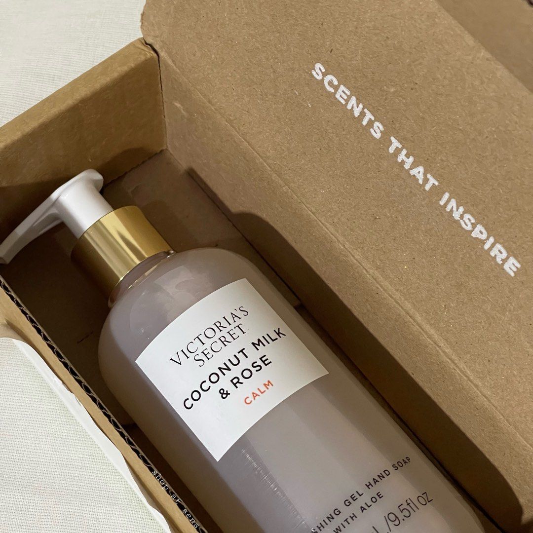 Victoria's Secret Coconut Milk & Rose (CALM) Hand Soap, Beauty ...