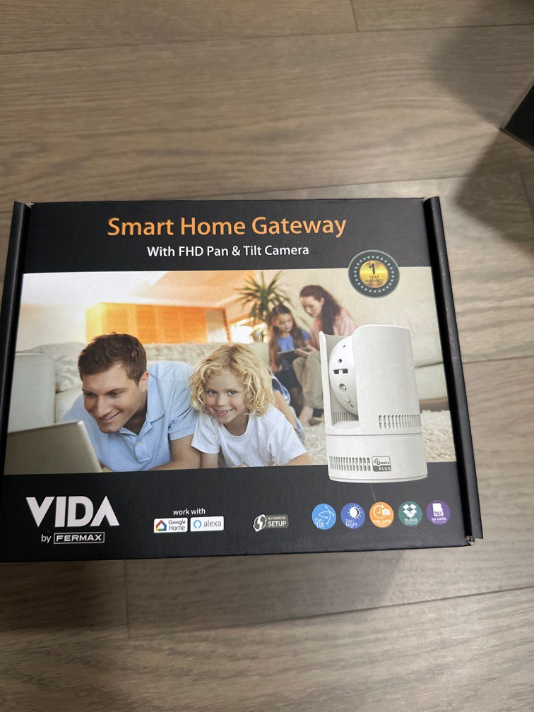 Vida smart home gateway with FHD pan & tilt camera, Everything Else on ...