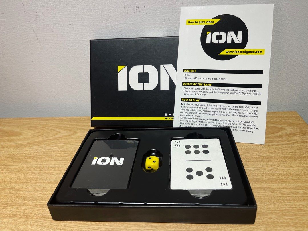 Vintage Game Ion Playing Cards, Hobbies & Toys, Toys & Games on Carousell