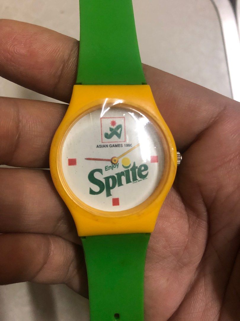 Vintage sprite Asian Games 1990, Men's Fashion, Watches & Accessories ...
